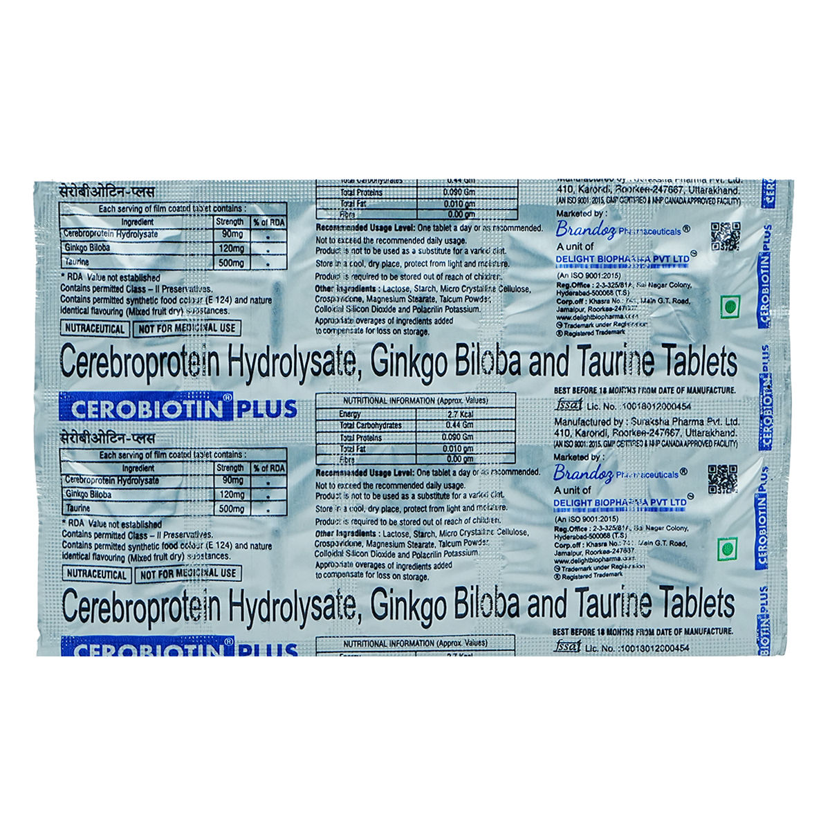 Cerobiotin Plus Tablet | Uses, Side Effects, Price | Apollo Pharmacy