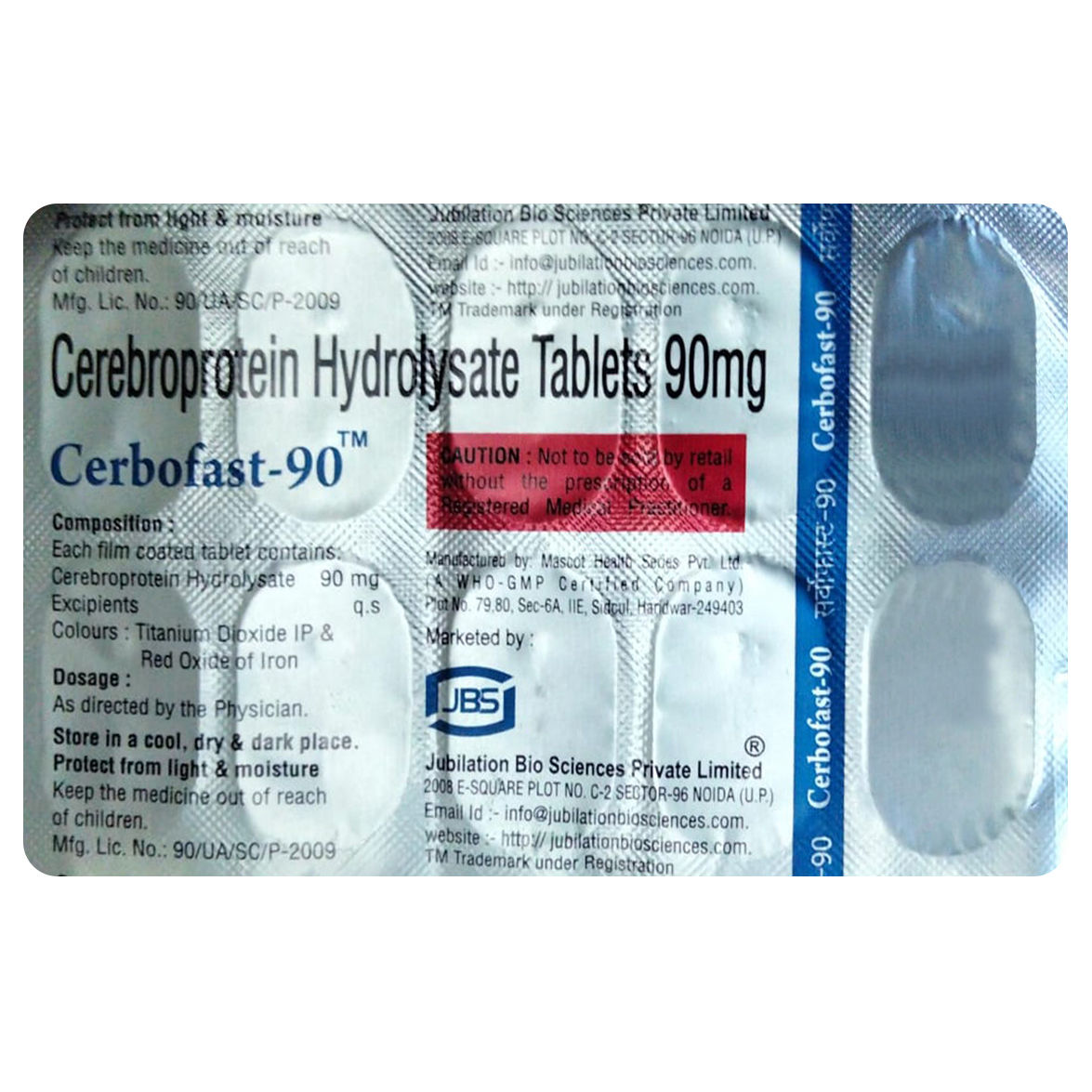 Cerbofast-90 Tablet | Uses, Side Effects, Price | Apollo Pharmacy