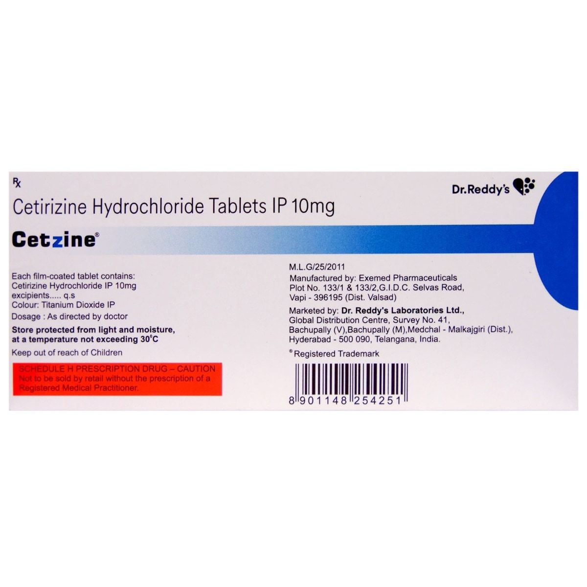 Cetzine Tablet | Uses, Side Effects, Price | Apollo Pharmacy
