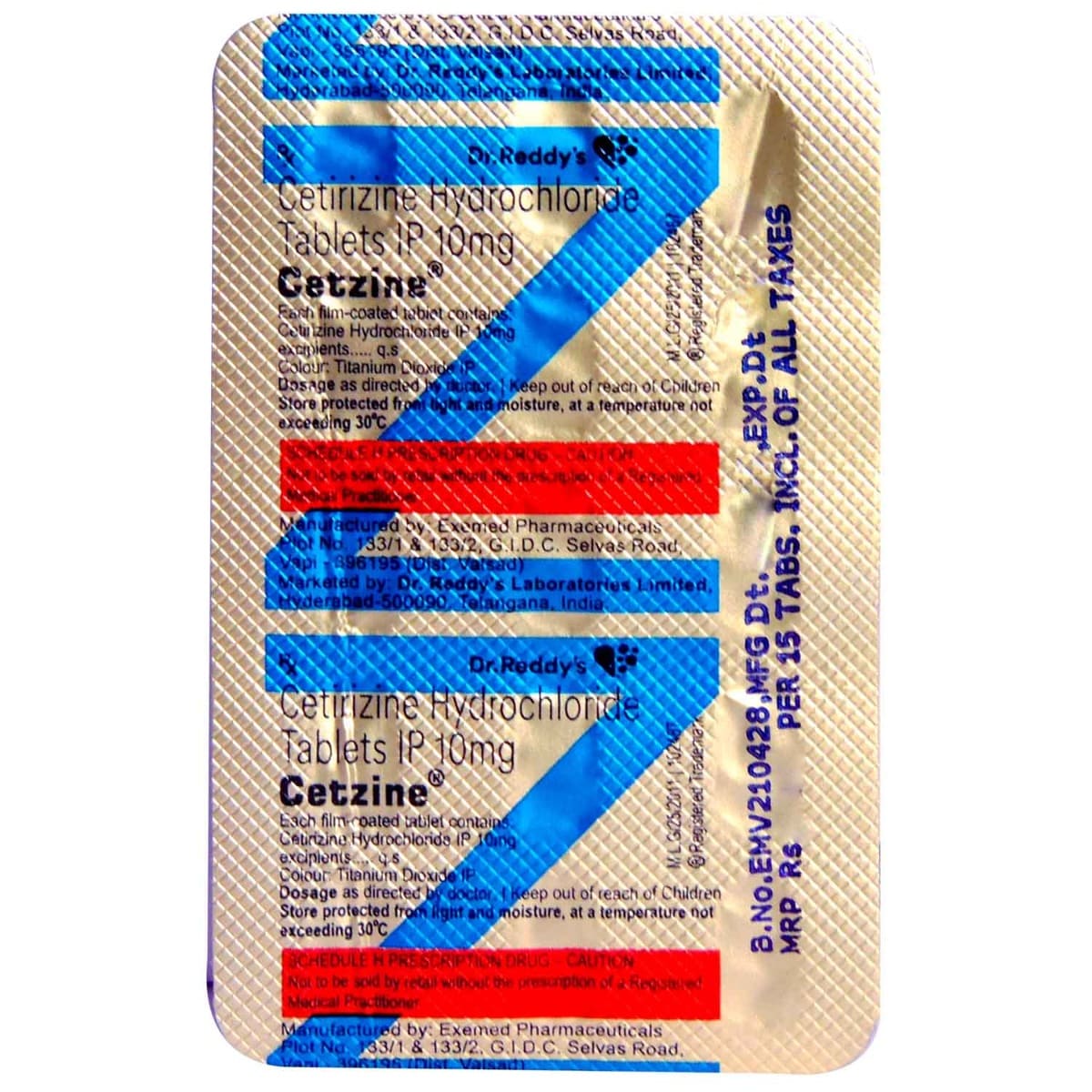 Cetzine Tablet 15's Price, Uses, Side Effects, Composition - Apollo ...