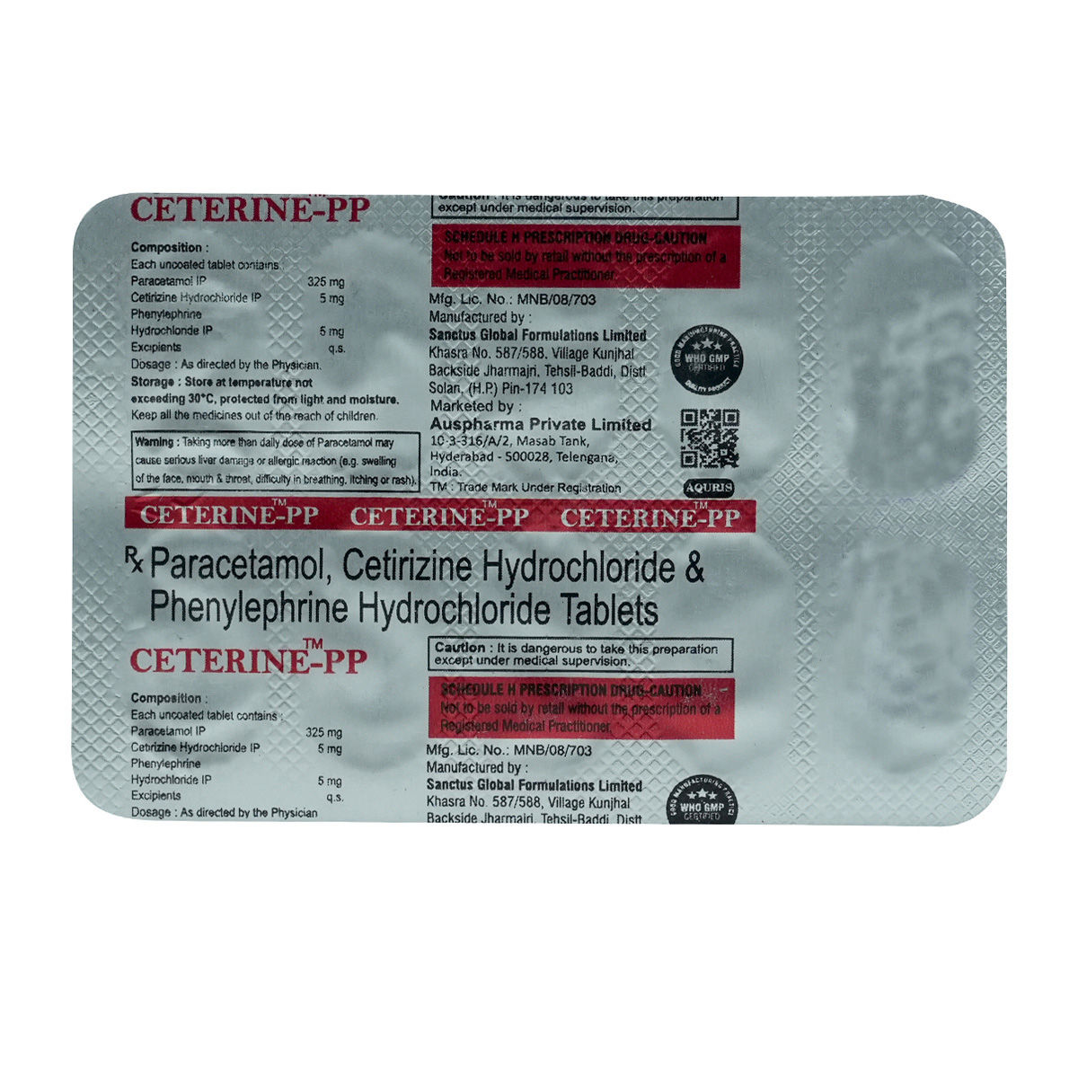 Ceterine-PP Tablet | Uses, Side Effects, Price | Apollo Pharmacy