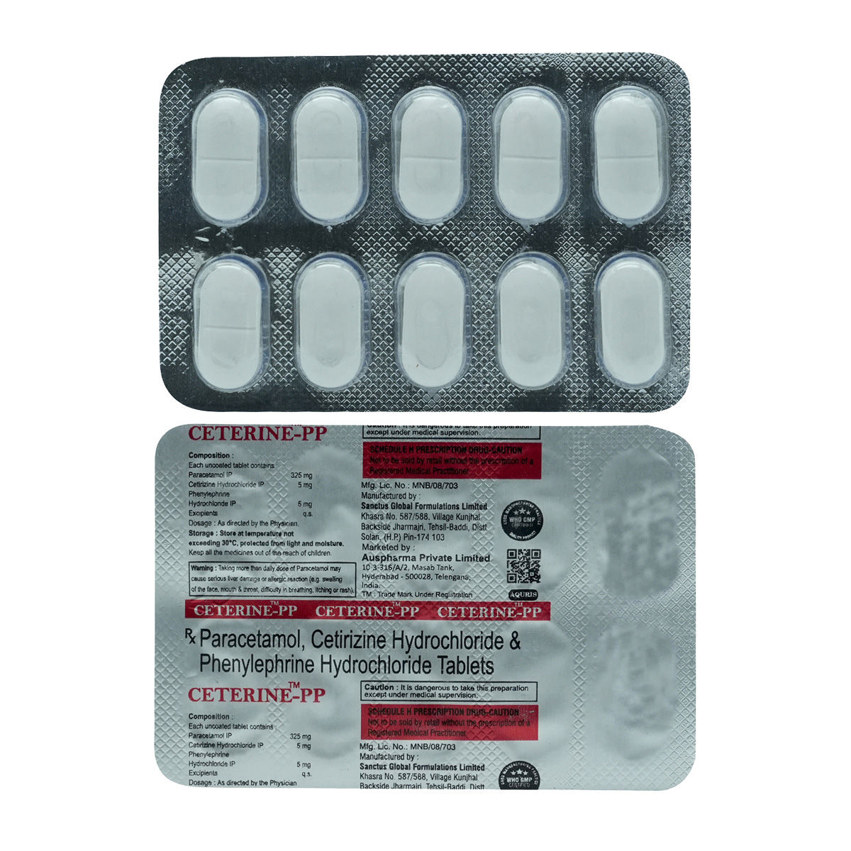 Ceterine-PP Tablet 10's Price, Uses, Side Effects, Composition - Apollo ...
