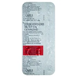 Cetirizine Tablet | Uses, Side Effects, Price | Apollo Pharmacy