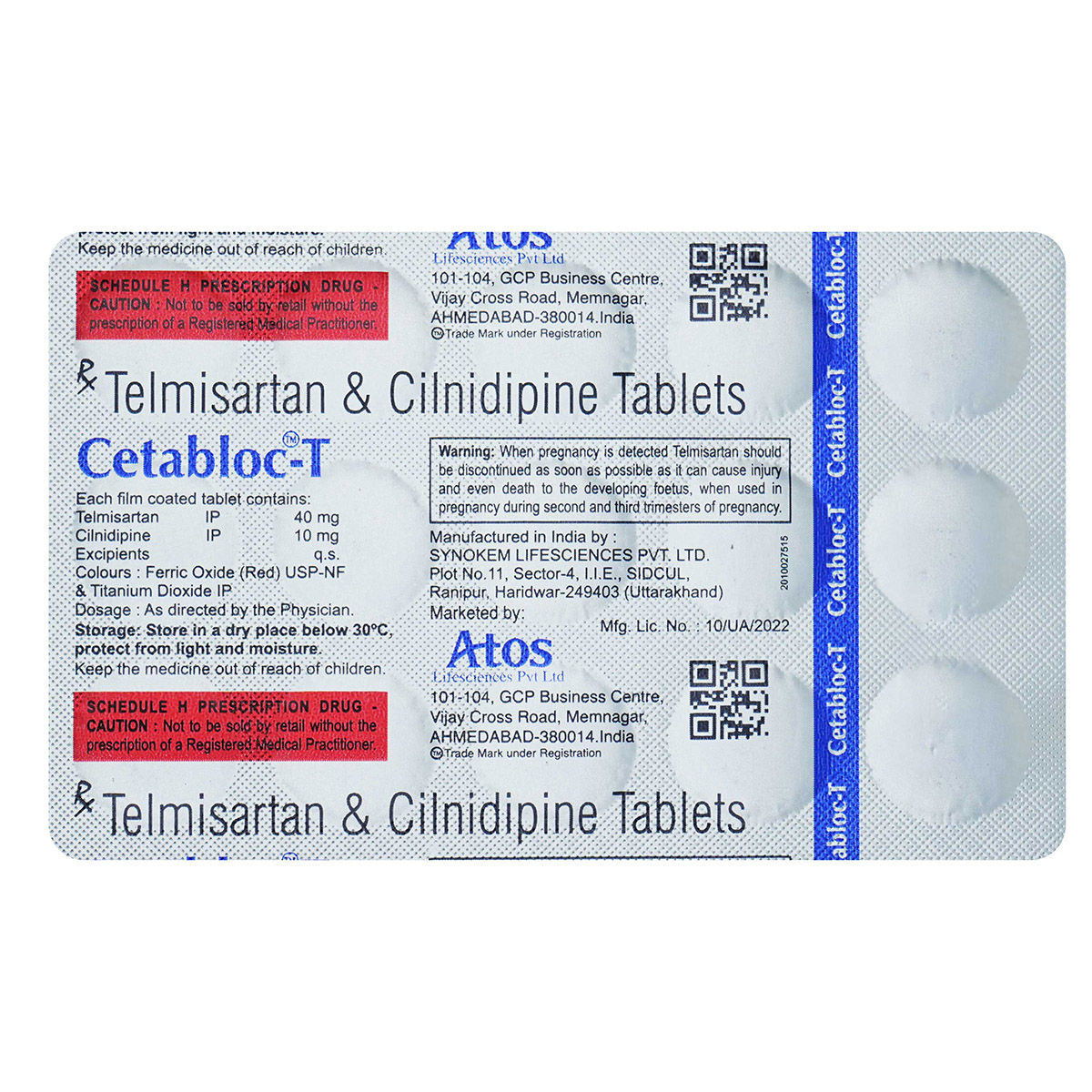 Cetabloc-T Tablet 15's | Uses, Side Effects, Price | Apollo Pharmacy