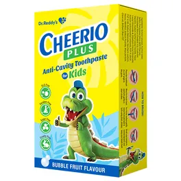 Buy Cheerio Plus Bubble Fruit Flavour Toothpaste, 75 gm | 19 Minutes ...