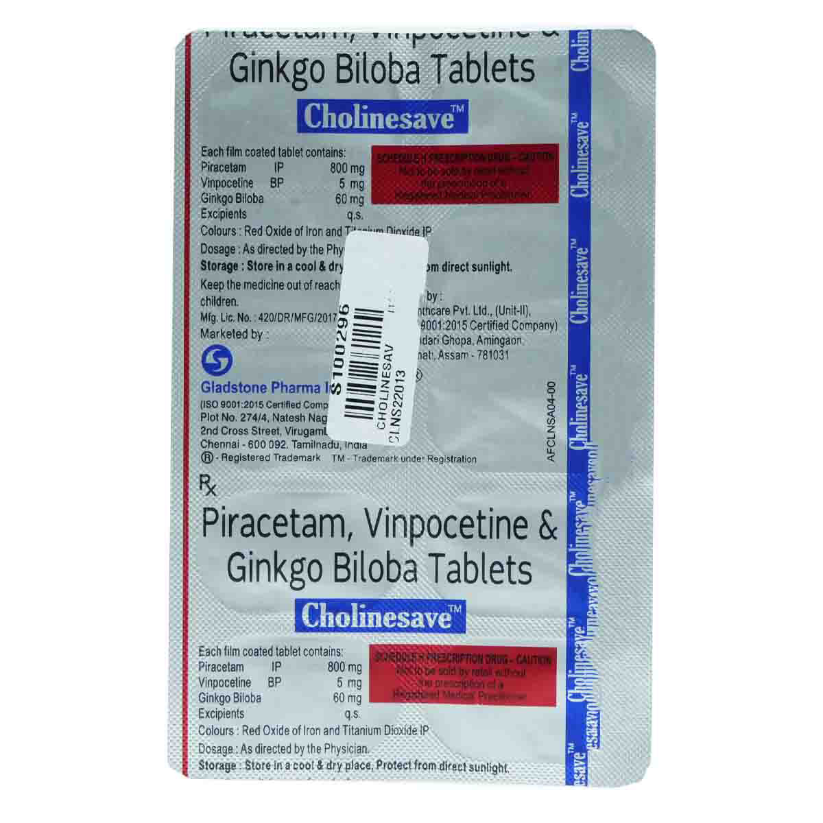 Cholinesave Tablet | Uses, Side Effects, Price | Apollo Pharmacy