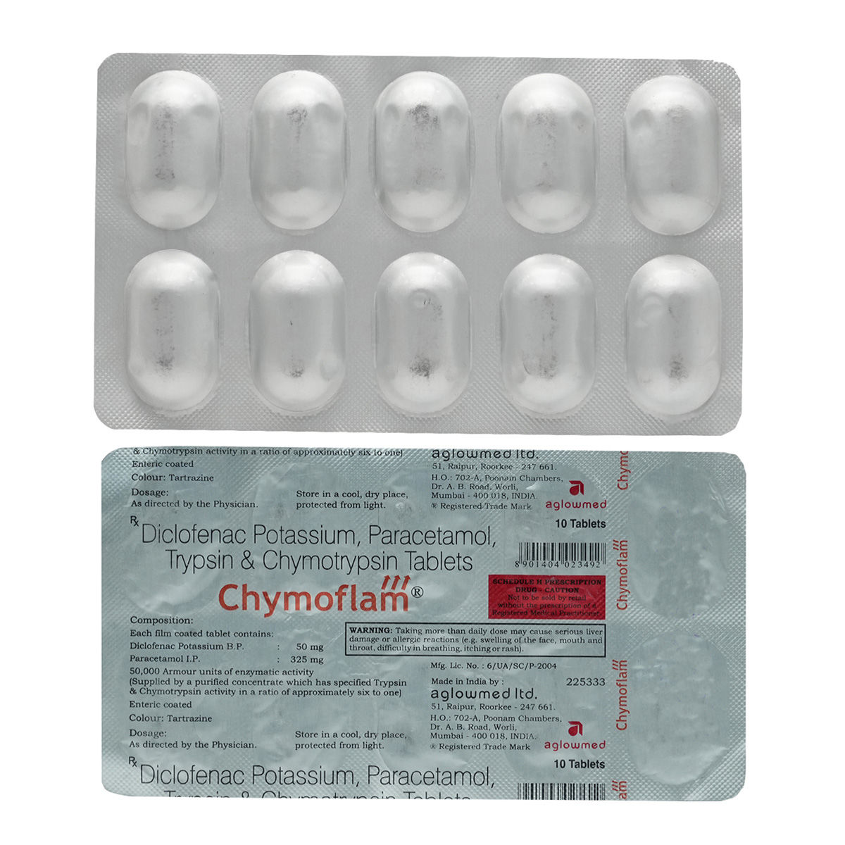 Chymoflam Tablet 10's Price, Uses, Side Effects, Composition - Apollo ...