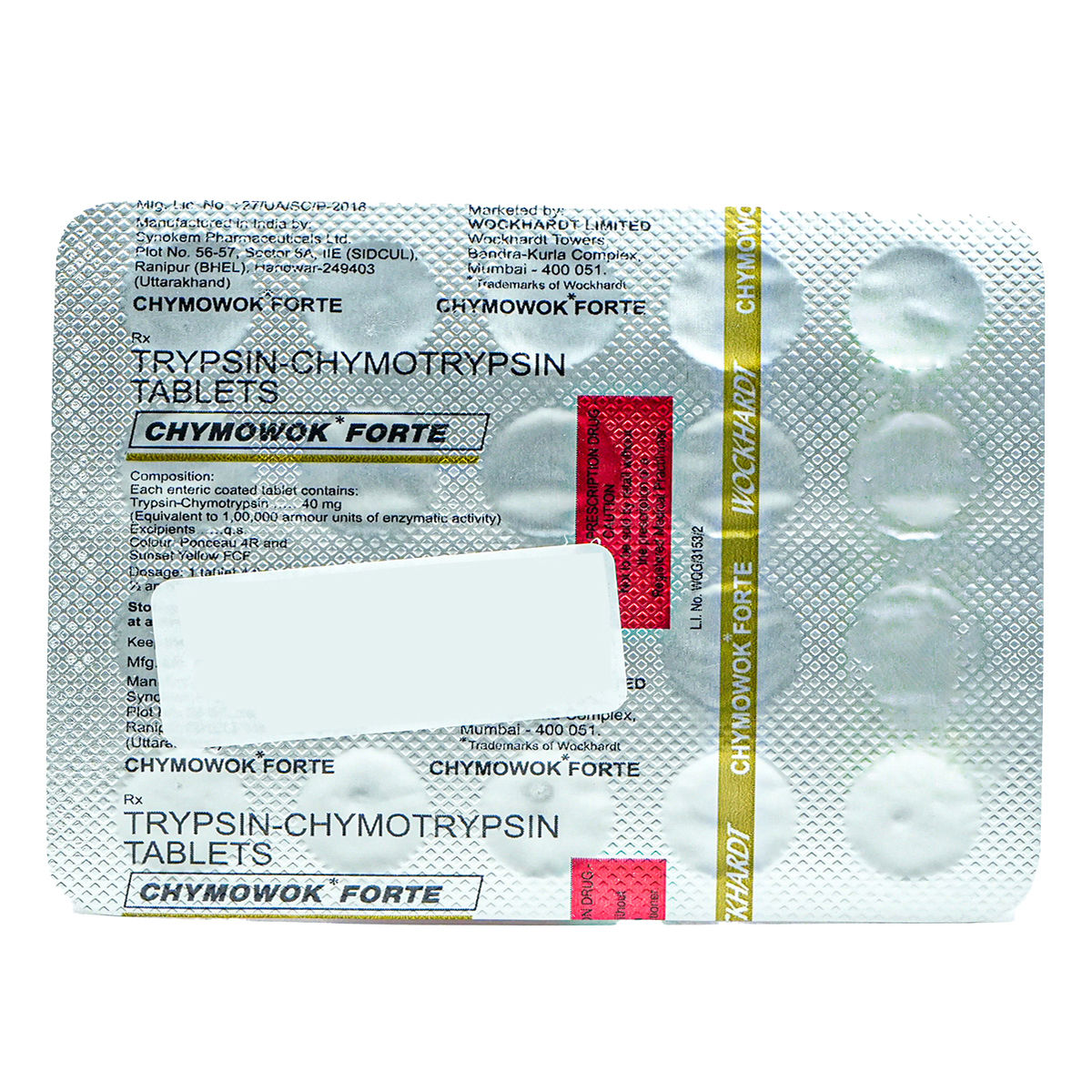 Chymowok Forte Tablet | Uses, Side Effects, Price | Apollo Pharmacy