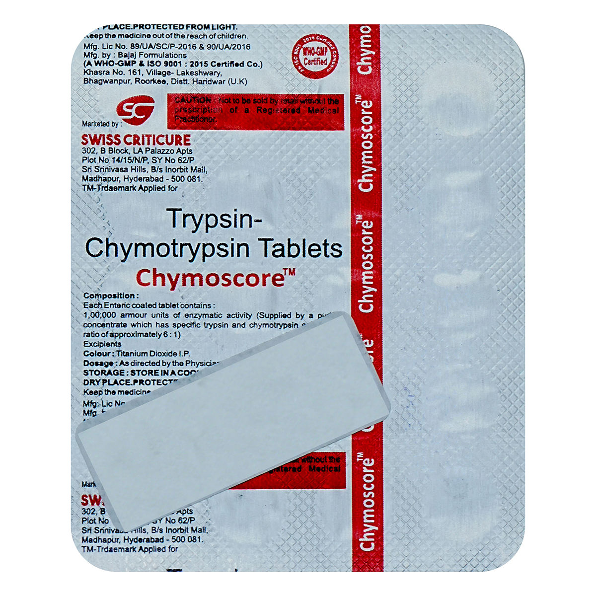 Chymoscore Tablet | Uses, Side Effects, Price | Apollo Pharmacy