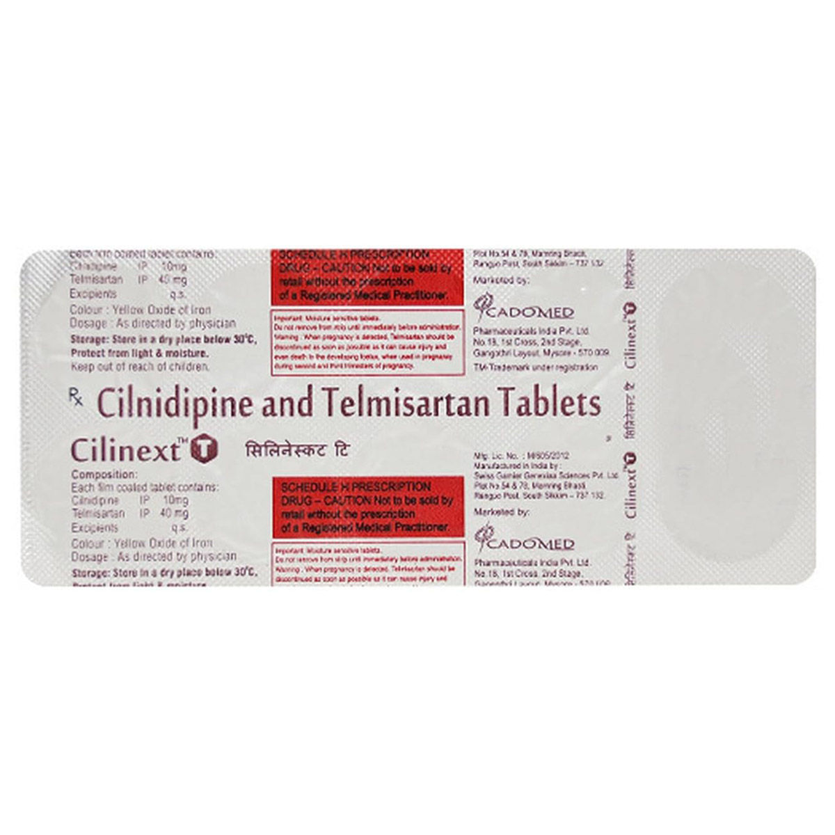 Cilinext T Tablet | Uses, Side Effects, Price | Apollo Pharmacy