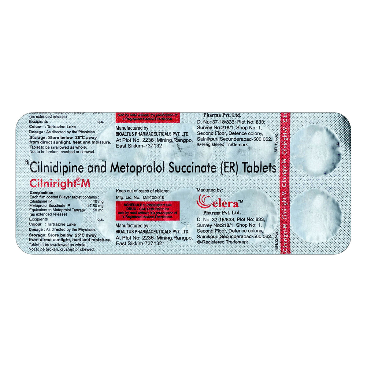 Cilniright M Tablet | Uses, Side Effects, Price | Apollo Pharmacy