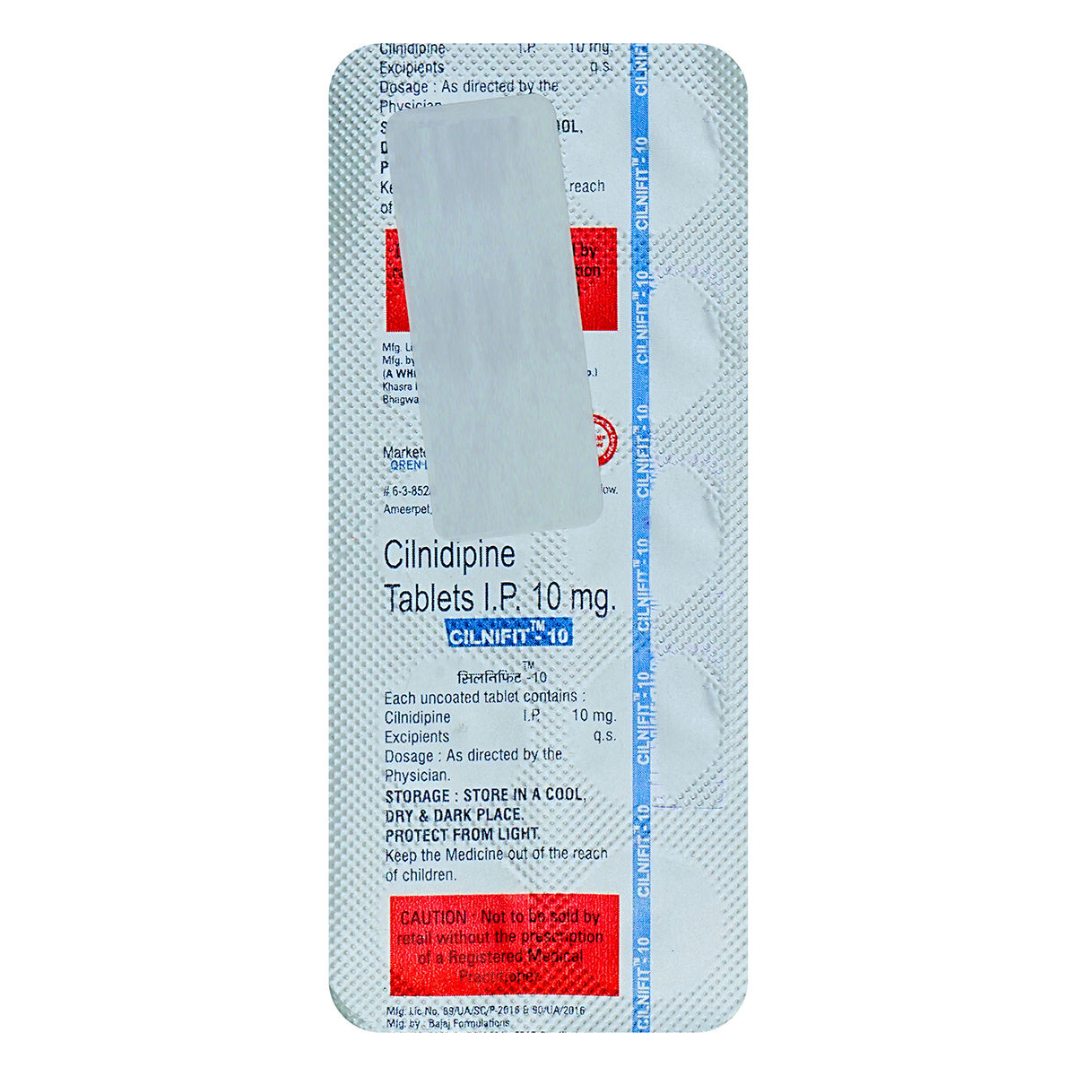 Cilnifit 10 Tablet | Uses, Side Effects, Price | Apollo Pharmacy