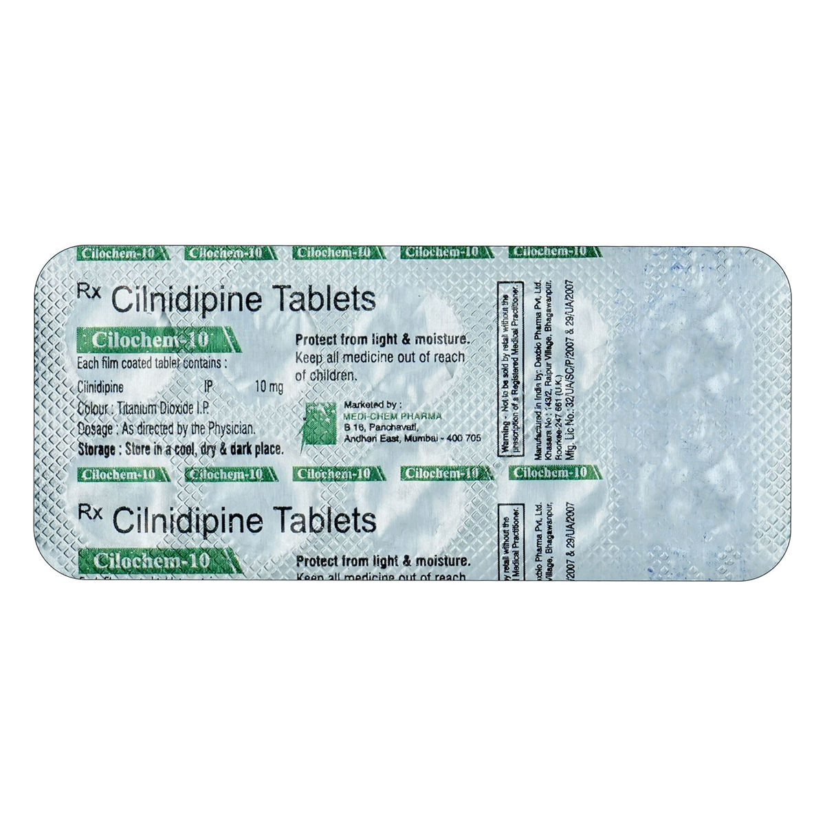Cilochem-10mg Tablet | Uses, Side Effects, Price | Apollo Pharmacy