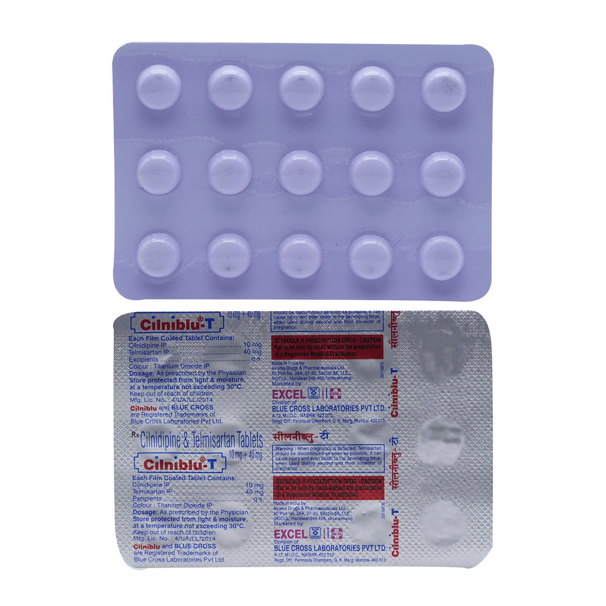 Cilniblu-T Tablet 15's Price, Uses, Side Effects, Composition - Apollo ...