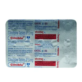 Cilniblu 5 mg Tablet | Uses, Side Effects, Price | Apollo Pharmacy
