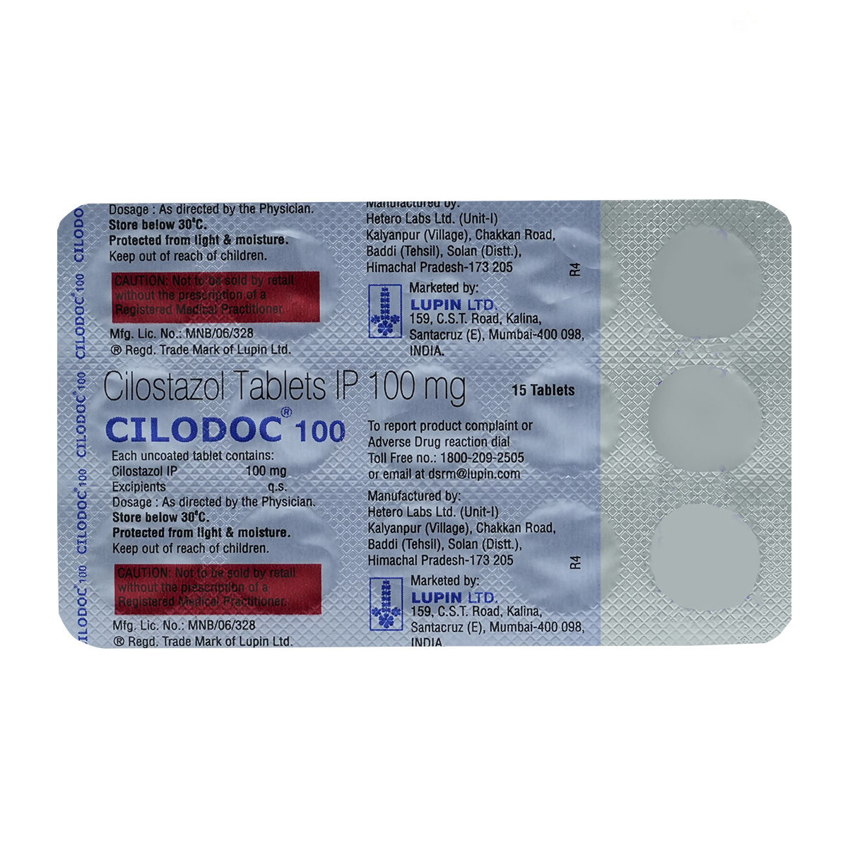 Cilodoc 100 Tablet | Uses, Side Effects, Price | Apollo Pharmacy