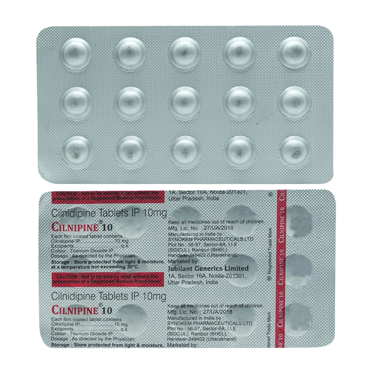 Cilnipine 10 Tablet 15's Price, Uses, Side Effects, Composition ...