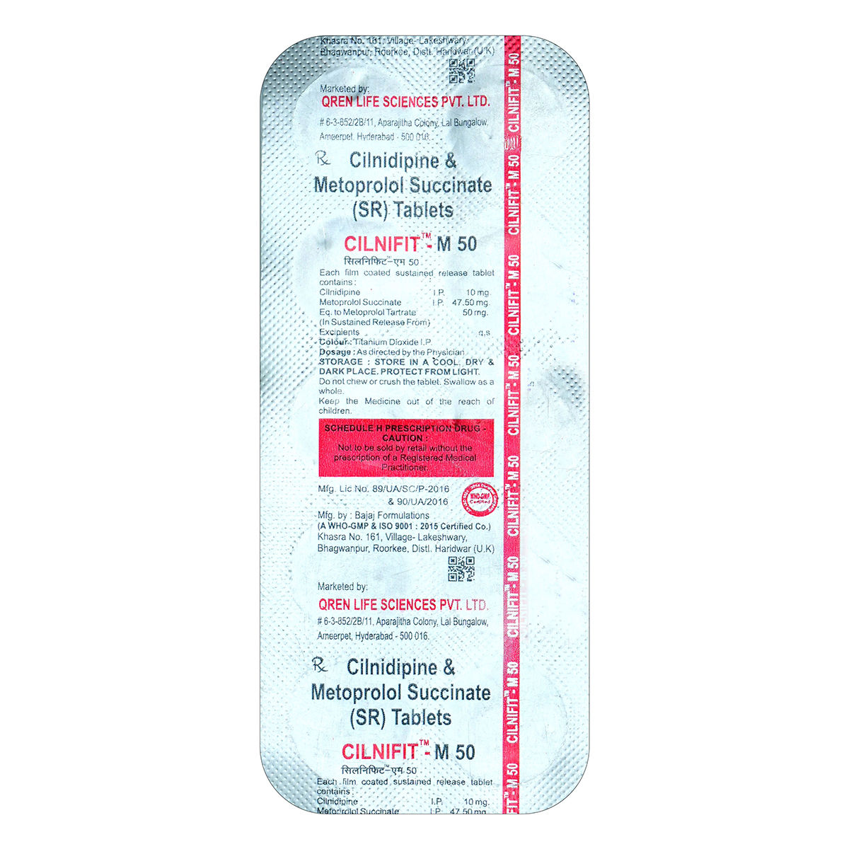 Cilnifit-M 50 Tablet | Uses, Side Effects, Price | Apollo Pharmacy