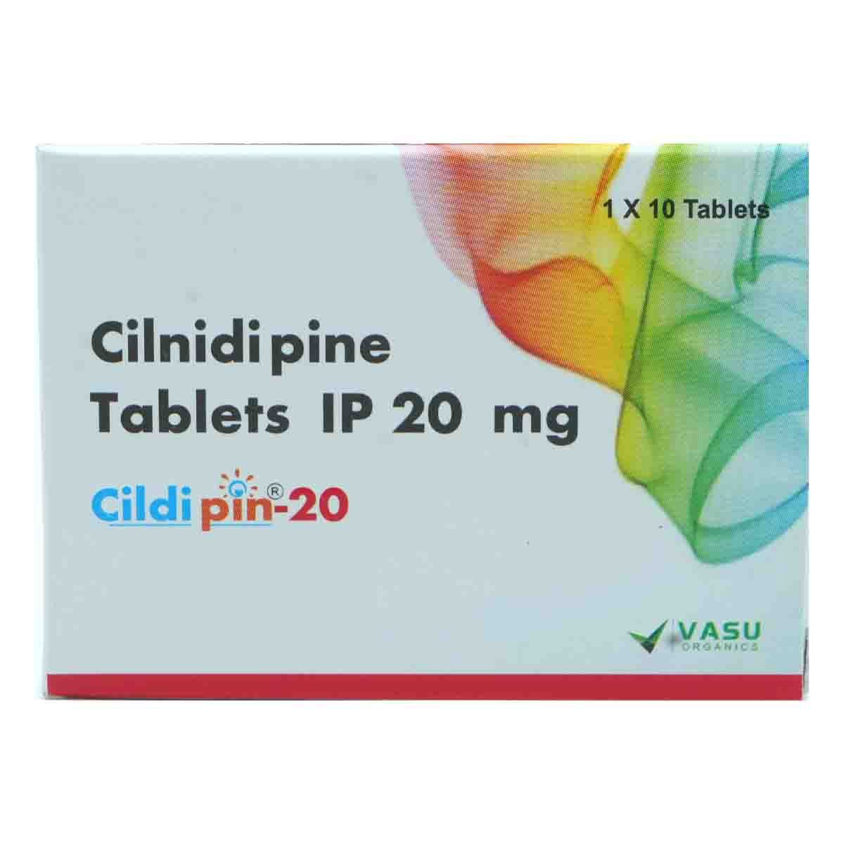 Cildipin-20 Tab 10'S Price, Uses, Side Effects, Composition - Apollo ...