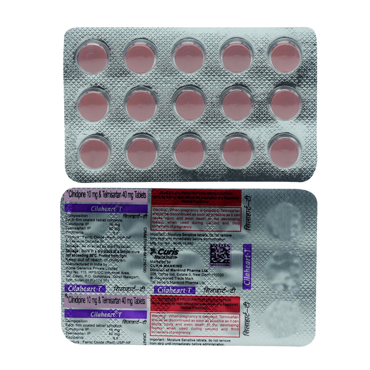 Cilaheart-T 10/40 Tablet 15's Price, Uses, Side Effects, Composition ...