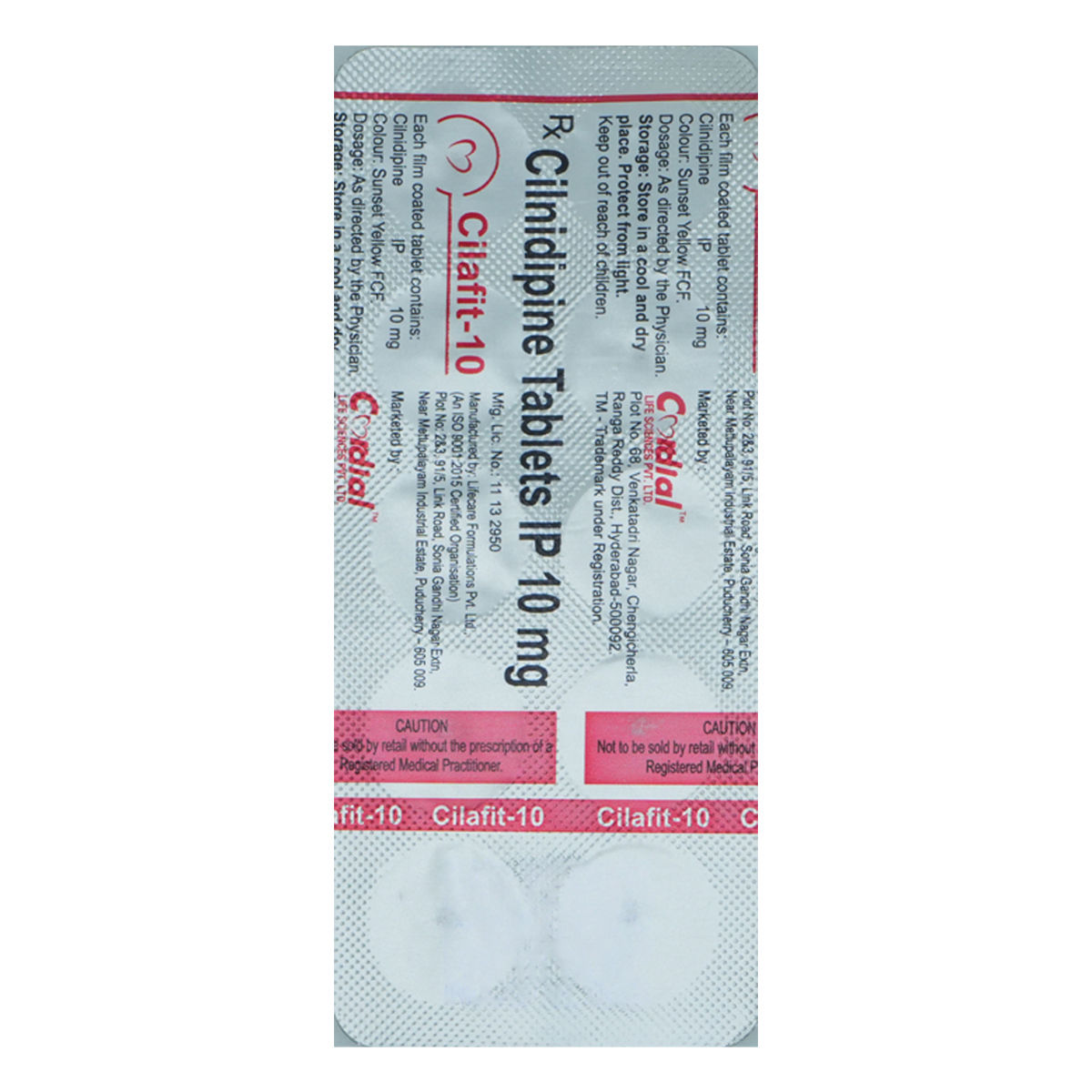 Cilafit-10 Tablet | Uses, Side Effects, Price | Apollo Pharmacy