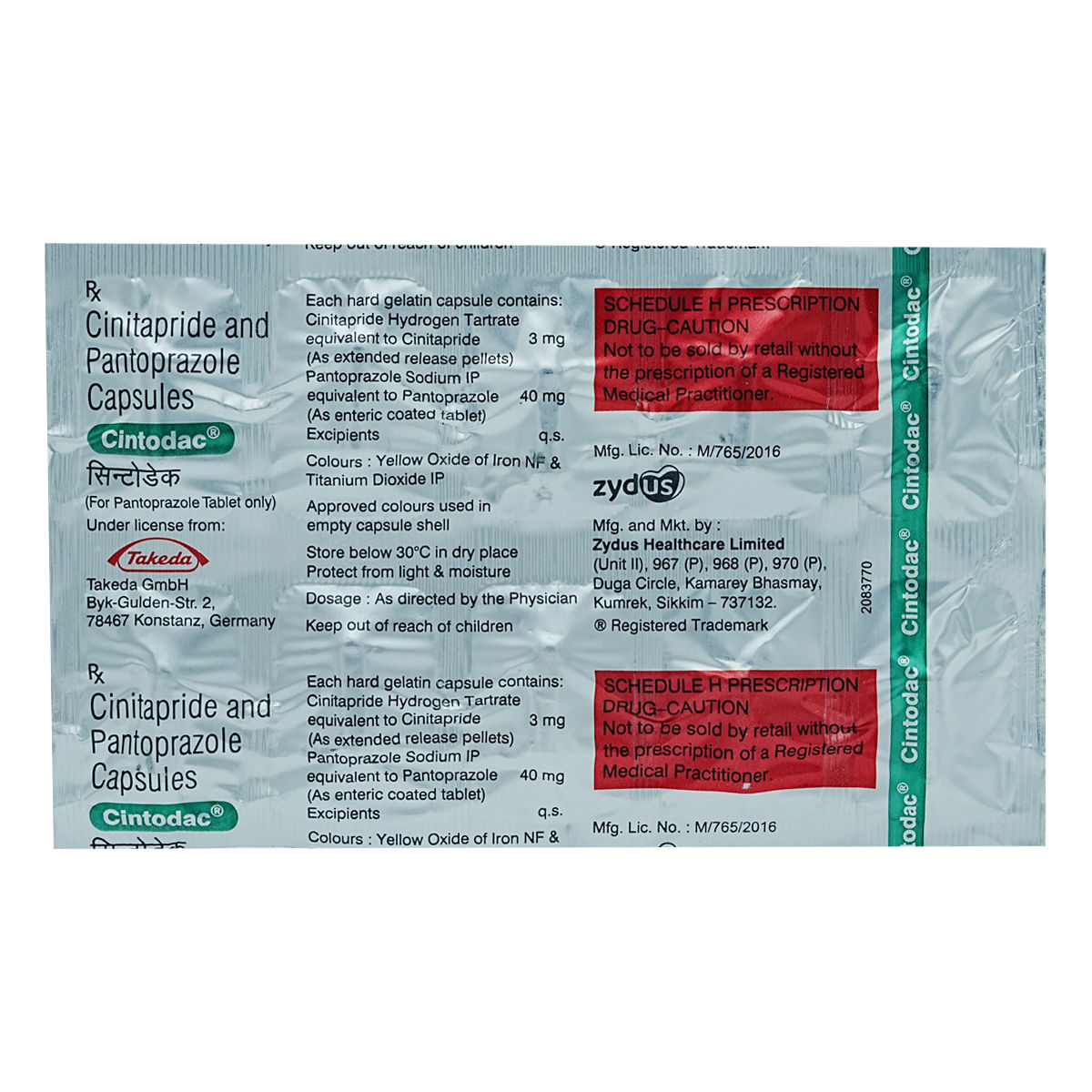 Cintodac Capsule 10's Price, Uses, Side Effects, Composition - Apollo ...