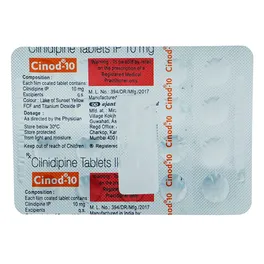 Cinod-10 Tablet | Uses, Side Effects, Price | Apollo Pharmacy