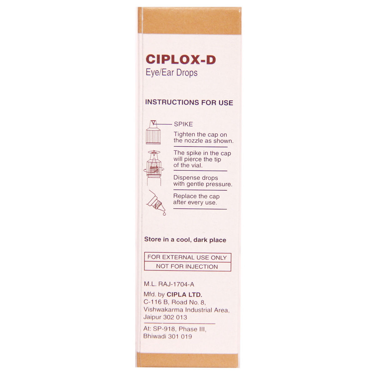 Ciplox-D Eye/Ear Drops 10 ml Price, Uses, Side Effects, Composition ...