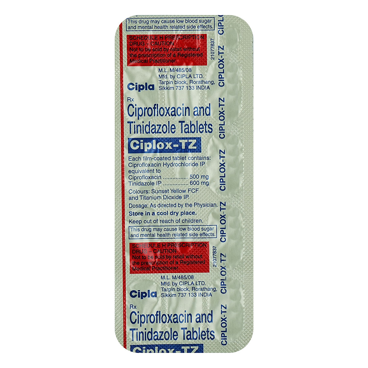 Ciplox-TZ Tablet | Uses, Side Effects, Price | Apollo Pharmacy