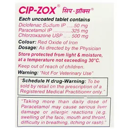 Cip Zox Tablet | Uses, Side Effects, Price | Apollo Pharmacy