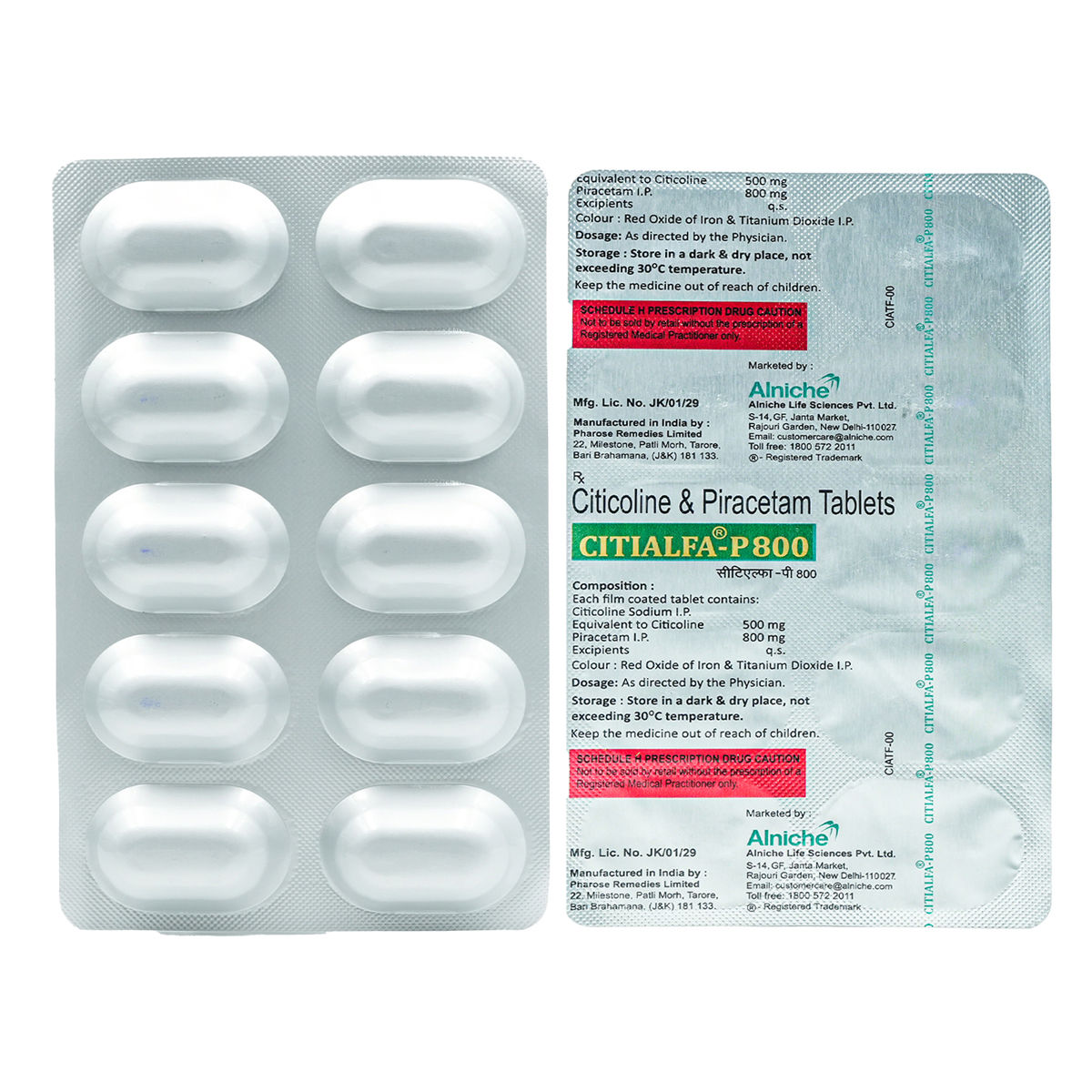 Citialfa-P 800 Tablet | Uses, Side Effects, Price | Apollo Pharmacy