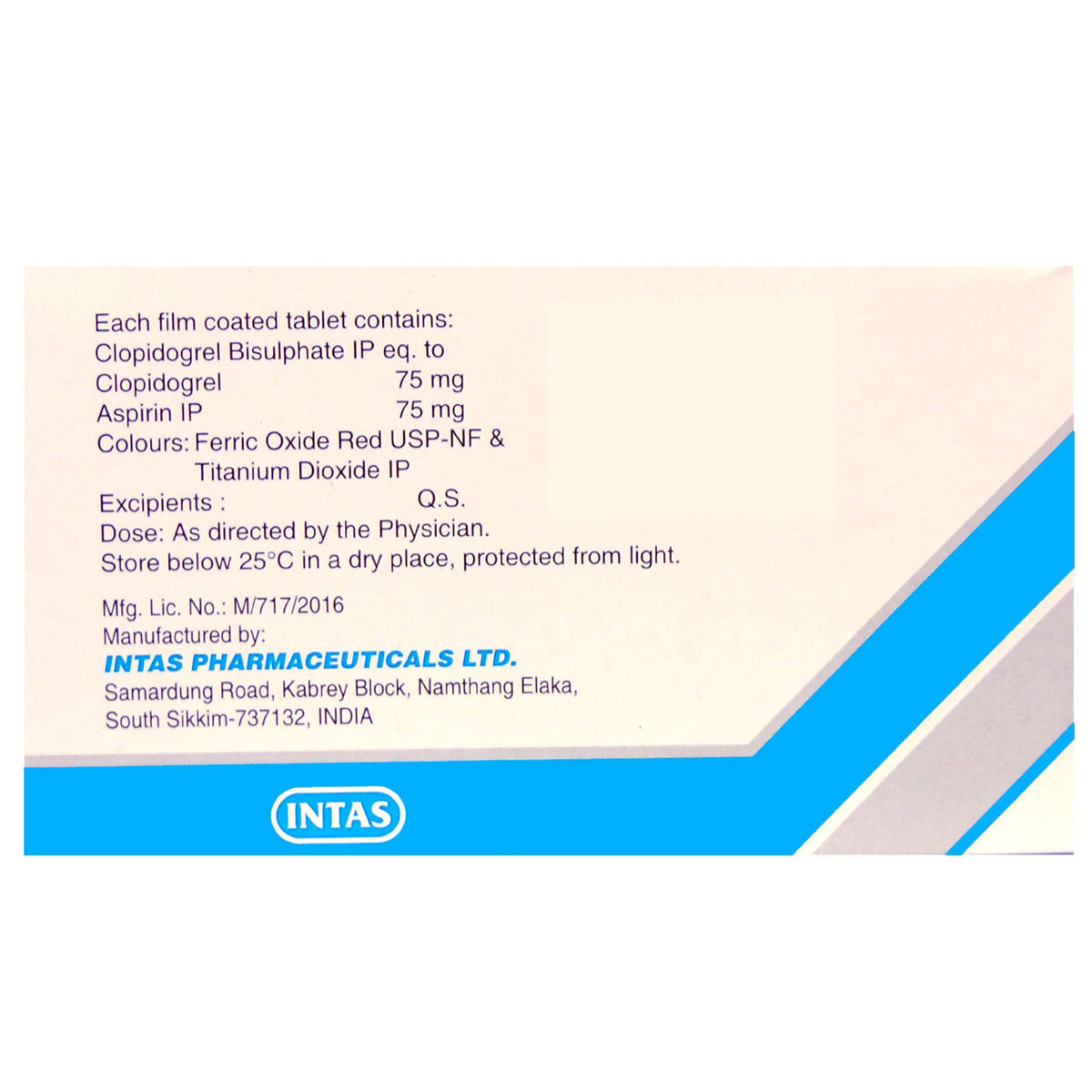 Clavix-AS 75 Tablet 15's Price, Uses, Side Effects, Composition ...