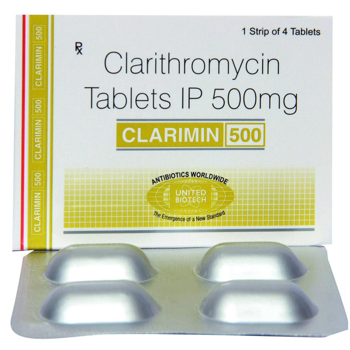 Clarimin 500mg Tablet 4's Price, Uses, Side Effects, Composition ...