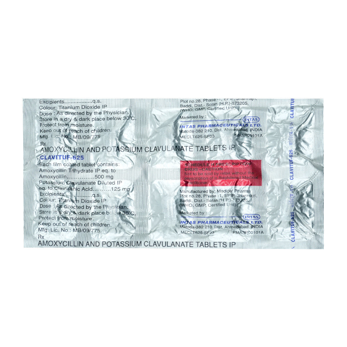 Clavituf 625 mg Tablet | Uses, Side Effects, Price | Apollo Pharmacy