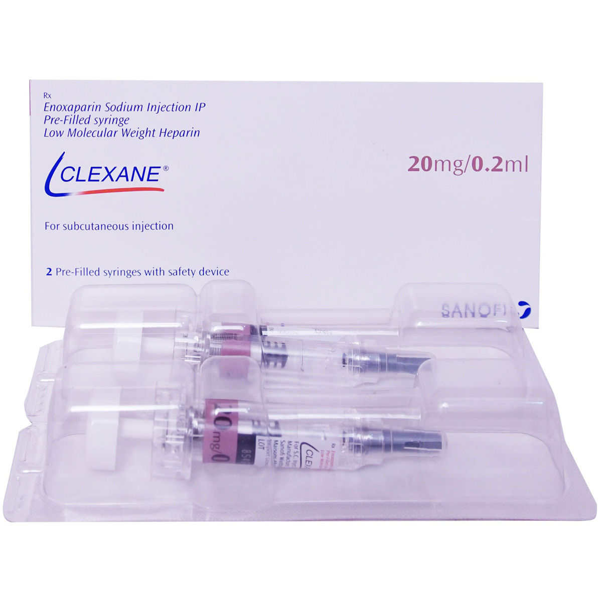 Clexane 20mg Injection 0.2 ml Price, Uses, Side Effects, Composition ...