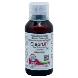 Buy Clear UTI Sugar Free Oral Suspension | 19 Minutes Delivery | Apollo ...