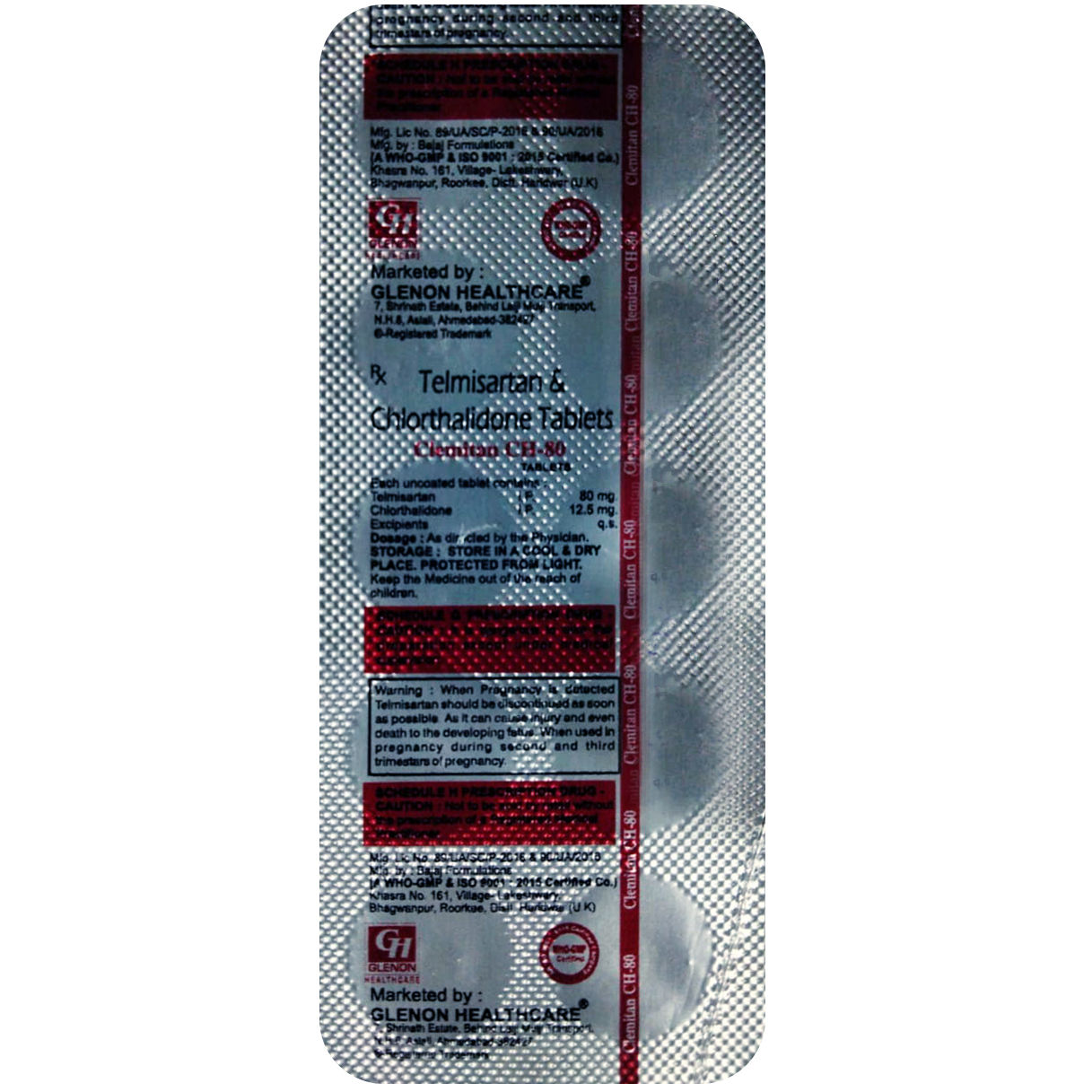 Clemitan CH-80 Tablet | Uses, Side Effects, Price | Apollo Pharmacy