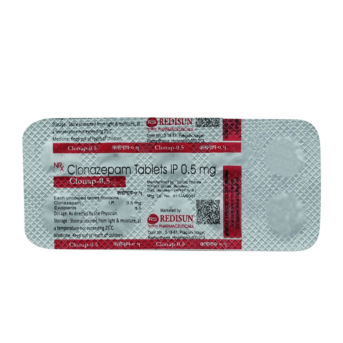 Clonap 0.5 mg Tablet | Uses, Side Effects, Price | Apollo Pharmacy