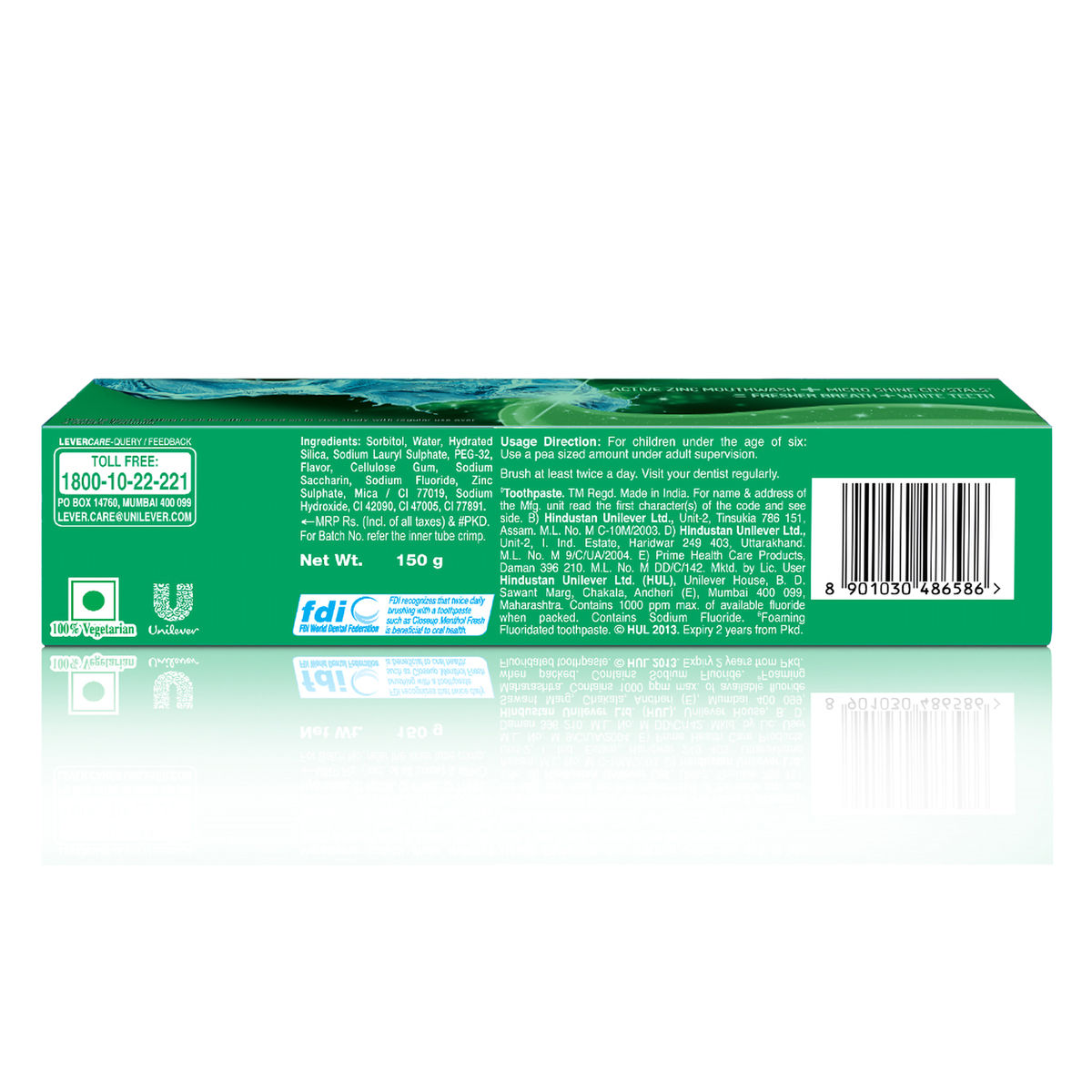 Closeup Deep Action Menthol Fresh Gel Toothpaste, 150 gm Price, Uses ...