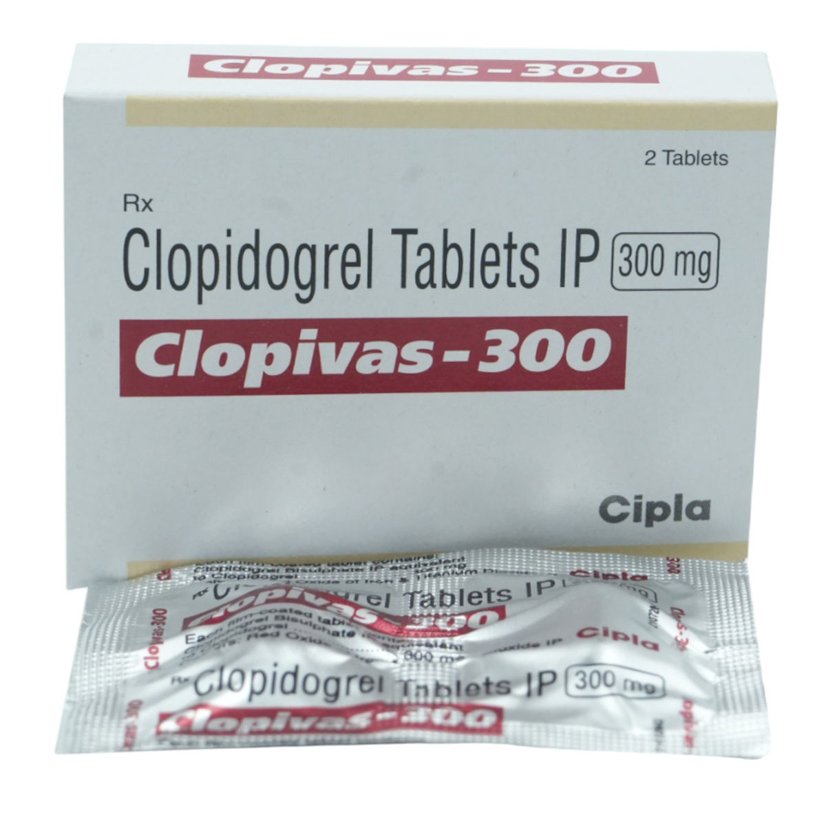 Clopivas 300 mg Tablet 2's Price, Uses, Side Effects, Composition ...