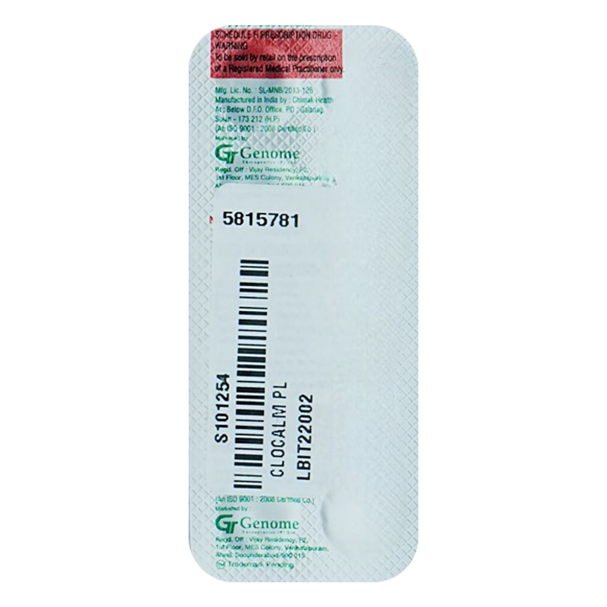 Clocalm Plus Tablet | Uses, Side Effects, Price | Apollo Pharmacy