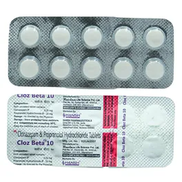 Cloz Beta 10 mg Tablet | Uses, Side Effects, Price | Apollo Pharmacy