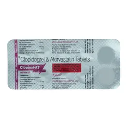 Clopinol-AT 75/10 mg Tablet | Uses, Side Effects, Price | Apollo Pharmacy