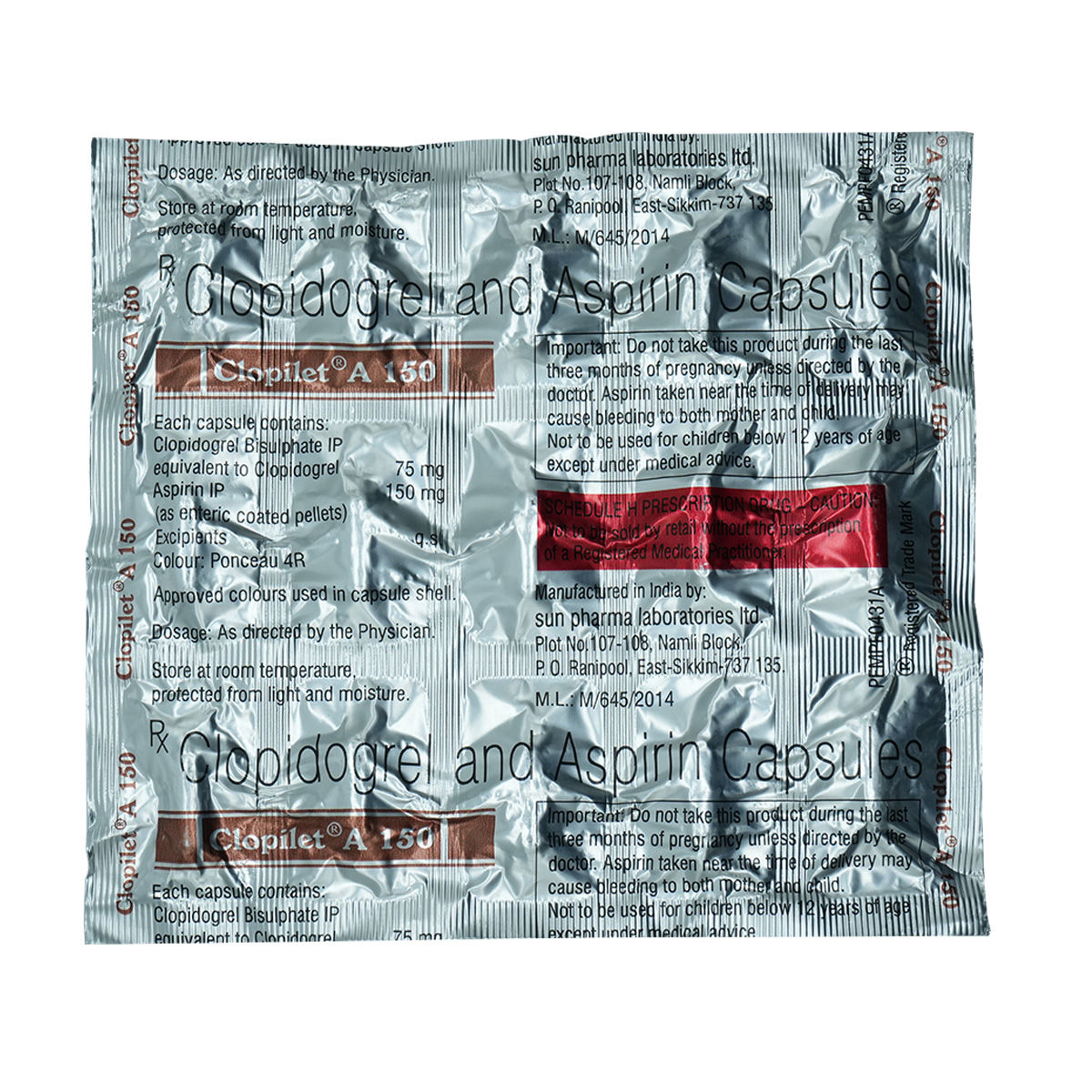 Clopilet A 150 Capsule | Uses, Side Effects, Price | Apollo Pharmacy