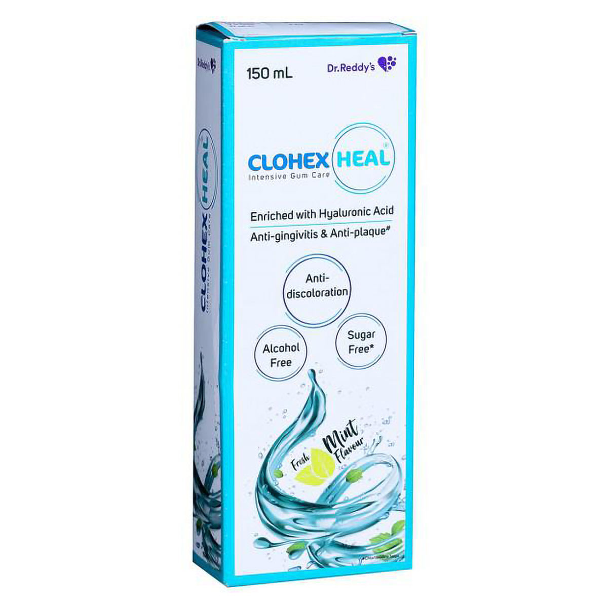 Clohex Heal Sugar Free Fresh Mint Mouth Wash | Uses, Side Effects ...