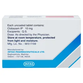 Cloba MT 10 mg Tablet 15's | Uses, Side Effects, Price | Apollo Pharmacy