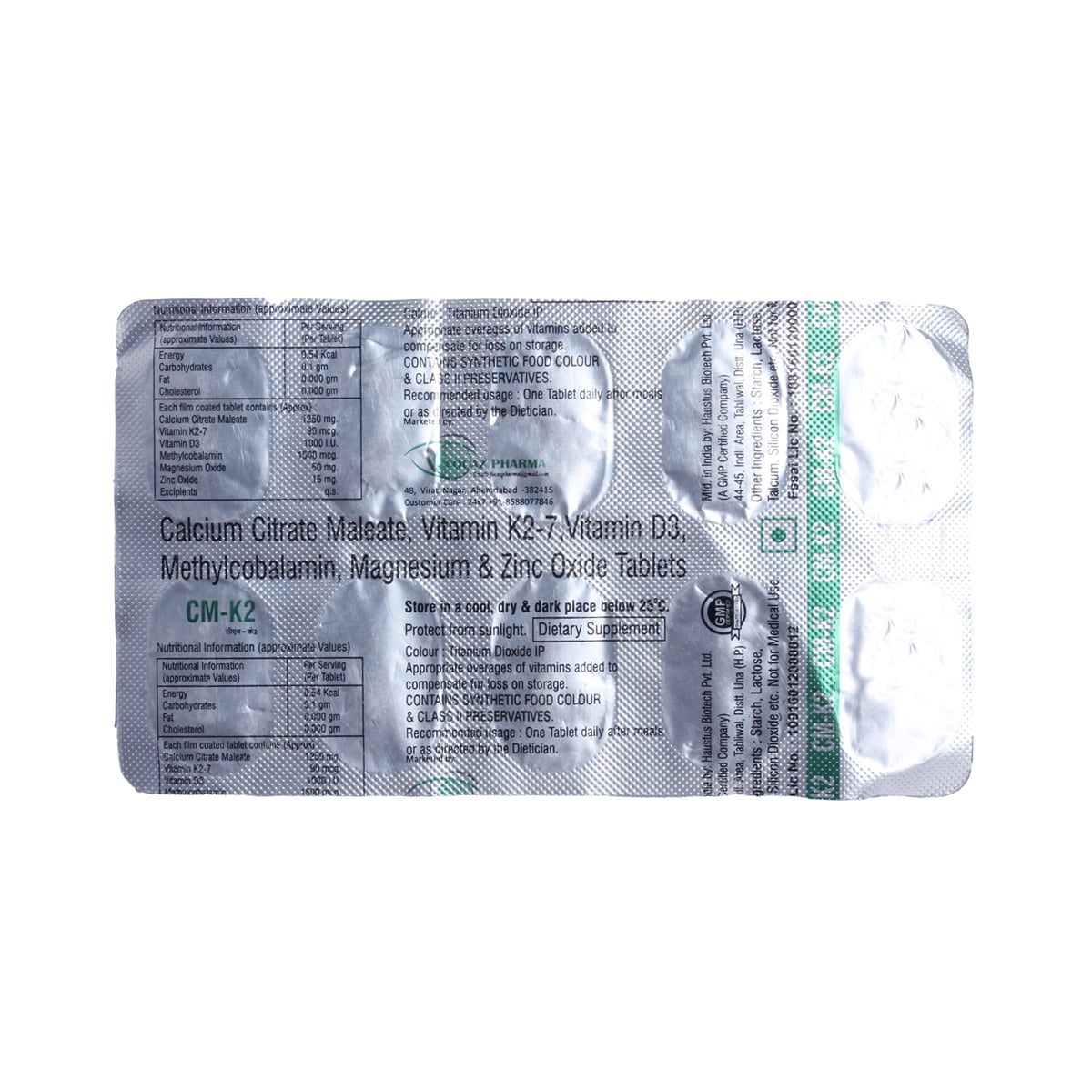 CM-K2 Tablet 10's Price, Uses, Side Effects, Composition - Apollo Pharmacy