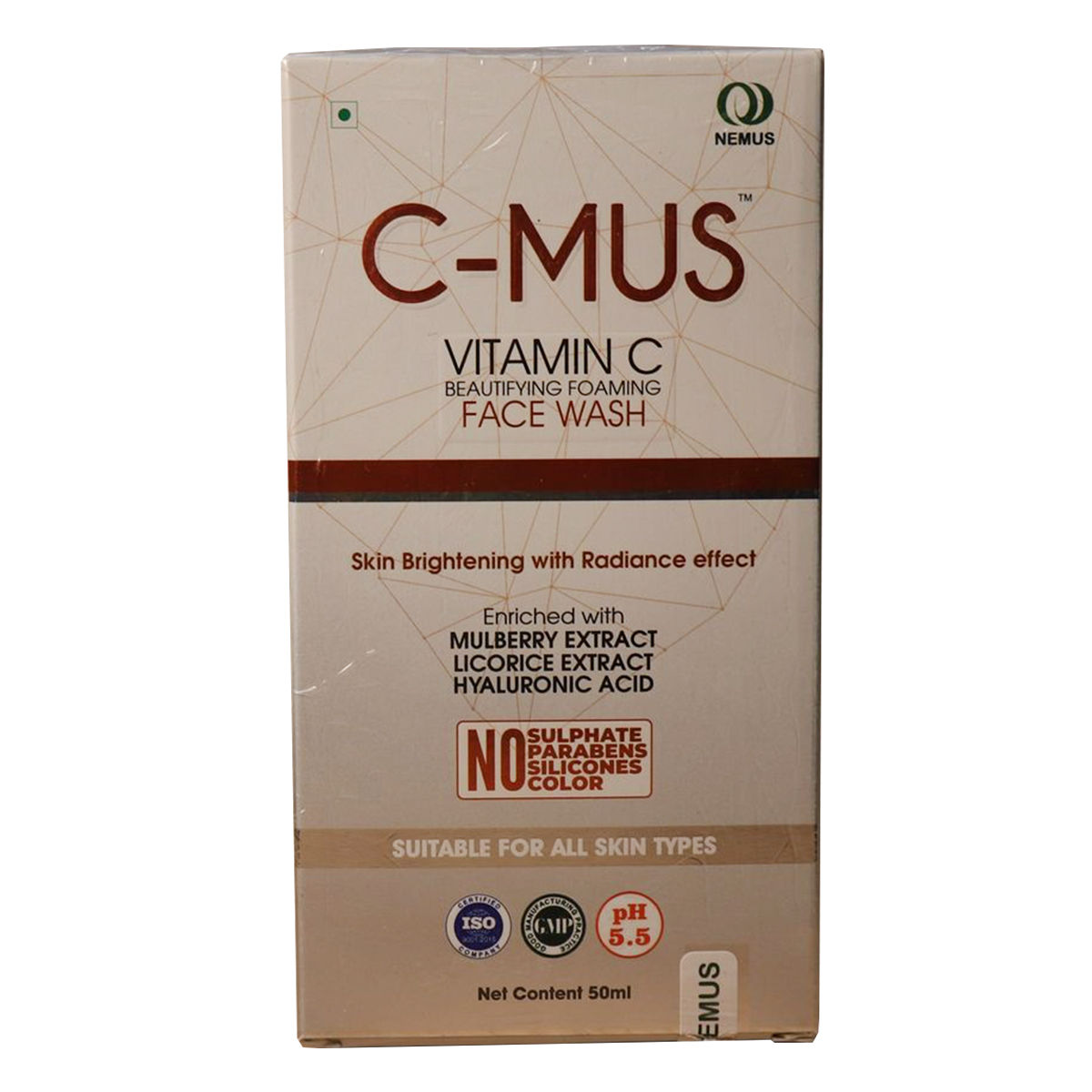 C-Mus Vitamin C Foaming Face Wash | Uses, Side Effects, Price | Apollo ...
