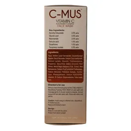 C-Mus Vitamin C Foaming Face Wash | Uses, Side Effects, Price | Apollo ...