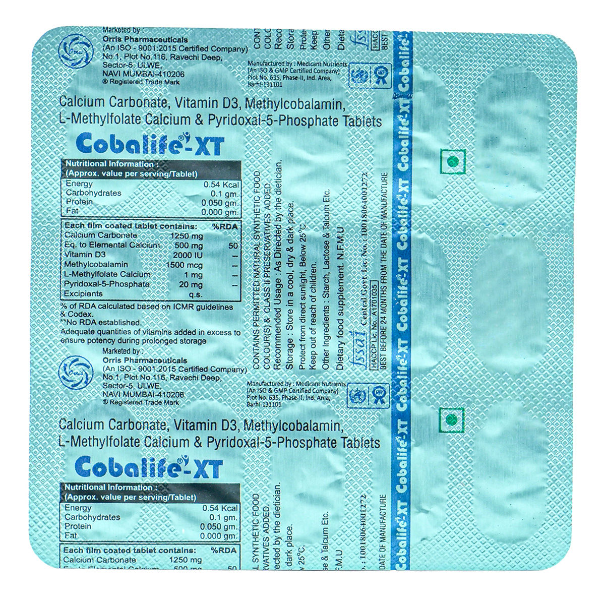 Cobalife XT Tablet 15's Price, Uses, Side Effects, Composition - Apollo ...